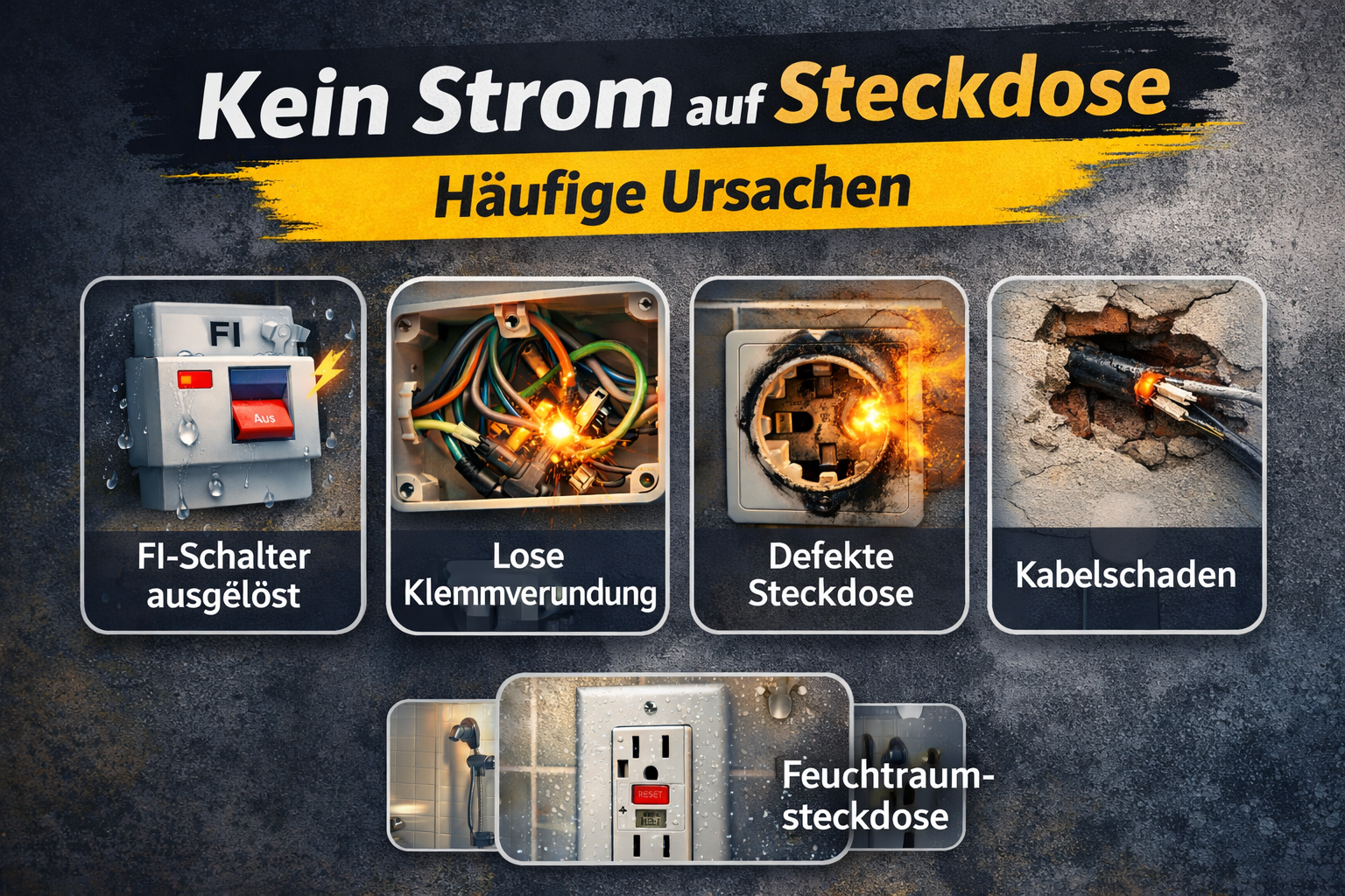 Steckdose Kein Strom